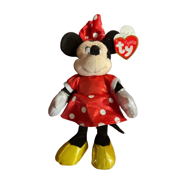 Ty | Toys | Ty Beanie Baby Minnie Mouse Sparkle 8 | Poshmark